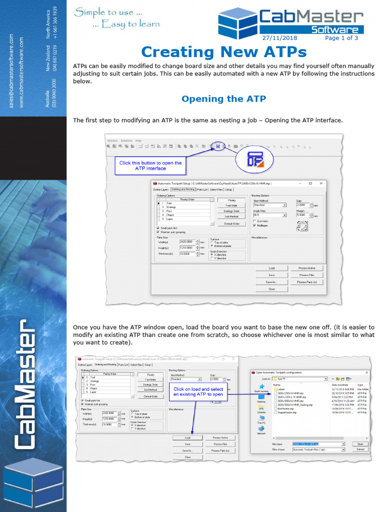 Creating New ATPs | PDF | Business | Computers