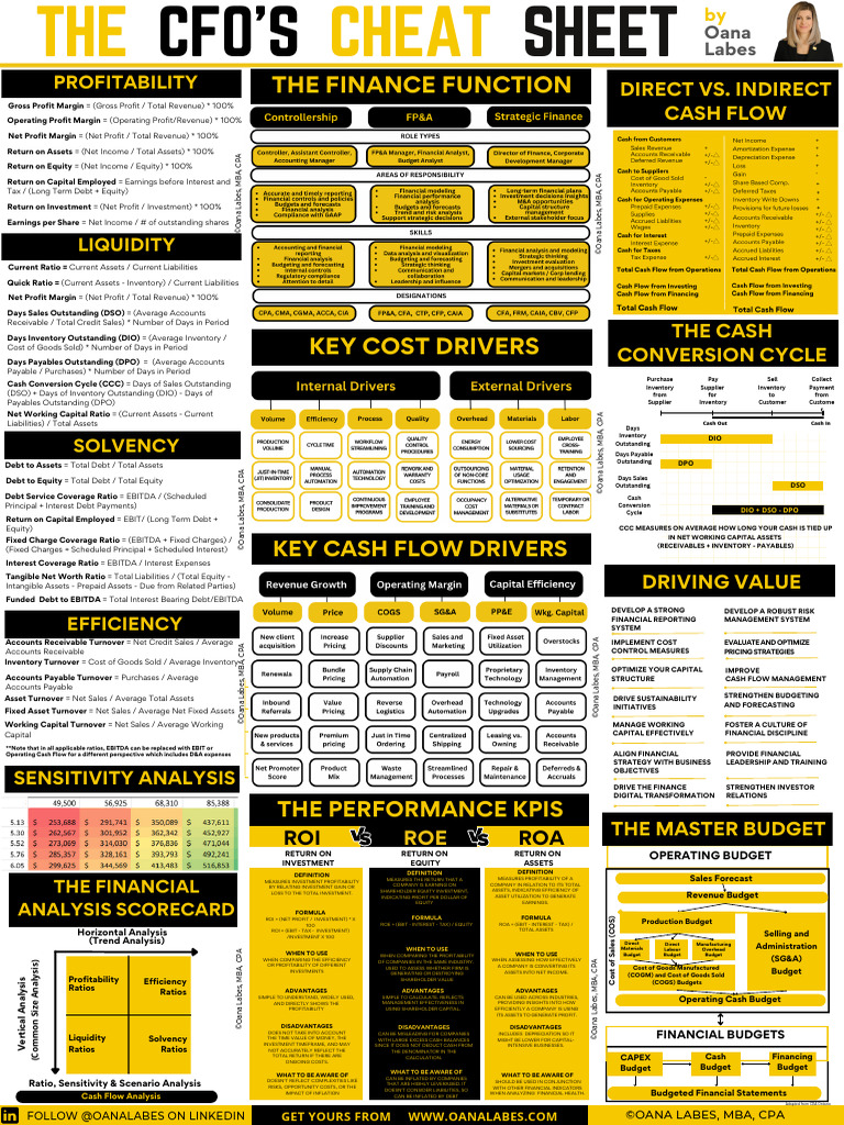 CFO's Essential Cheat Sheet | PDF