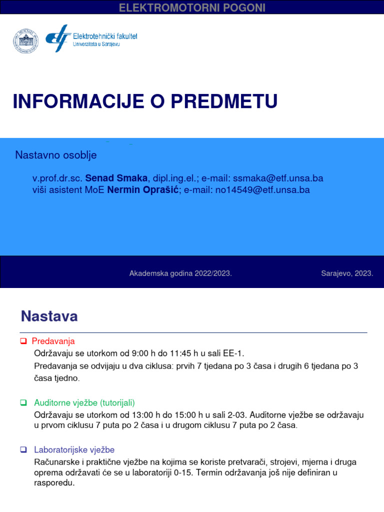 1 - Emp - Predavanje 1 - 2022 - 2023 | PDF