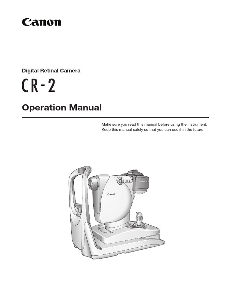 Manual Canon CR-2 | PDF