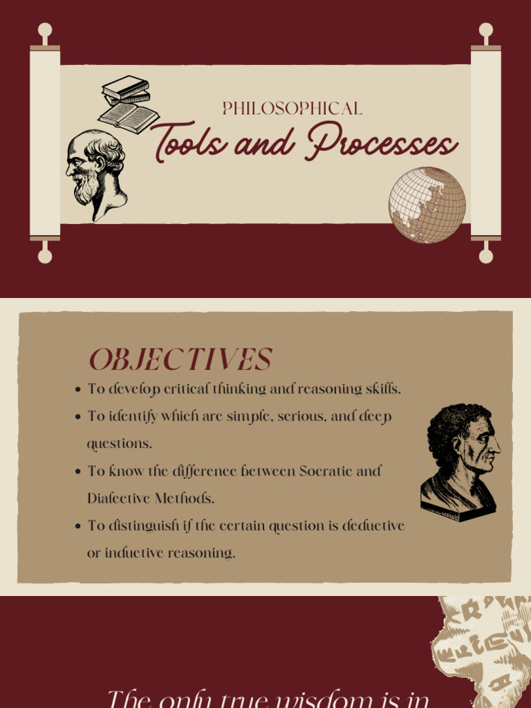 Philosophical Tools and Processes | PDF | Argument | Reason