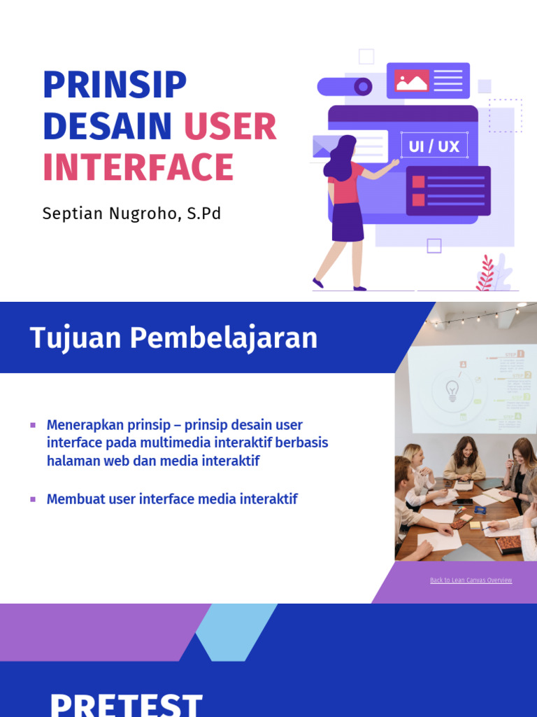 DMI - KD 3.3 Prinsip Desain User Interface | PDF