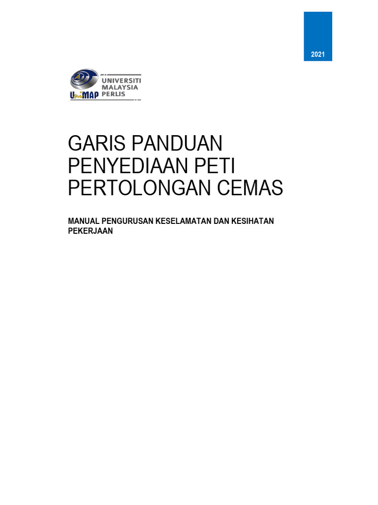 Panduan Peti Pertolongan Cemas | PDF