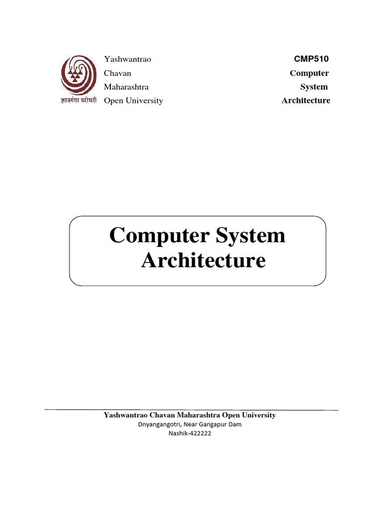 Cmp510 Computer System Architecture R Pdf Dynamic Random Access 3967
