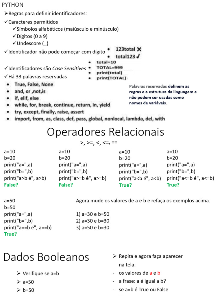 Apostila 5 - Python | PDF Apostila 5 - Python | PDF