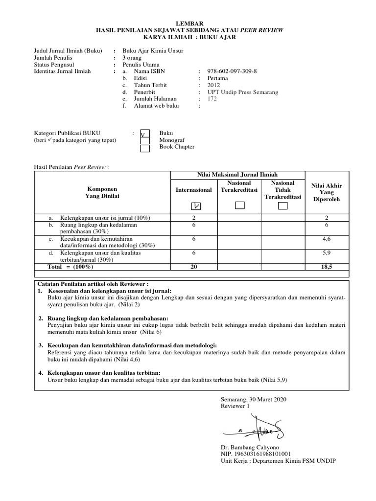 B117 Buku - Ajar - Kimia - Unsur | PDF