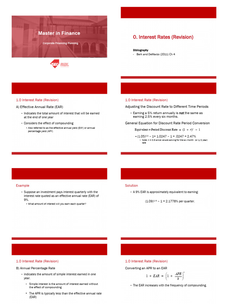 Mastering Corporate Finance Essentials | PDF | Loans | Working Capital