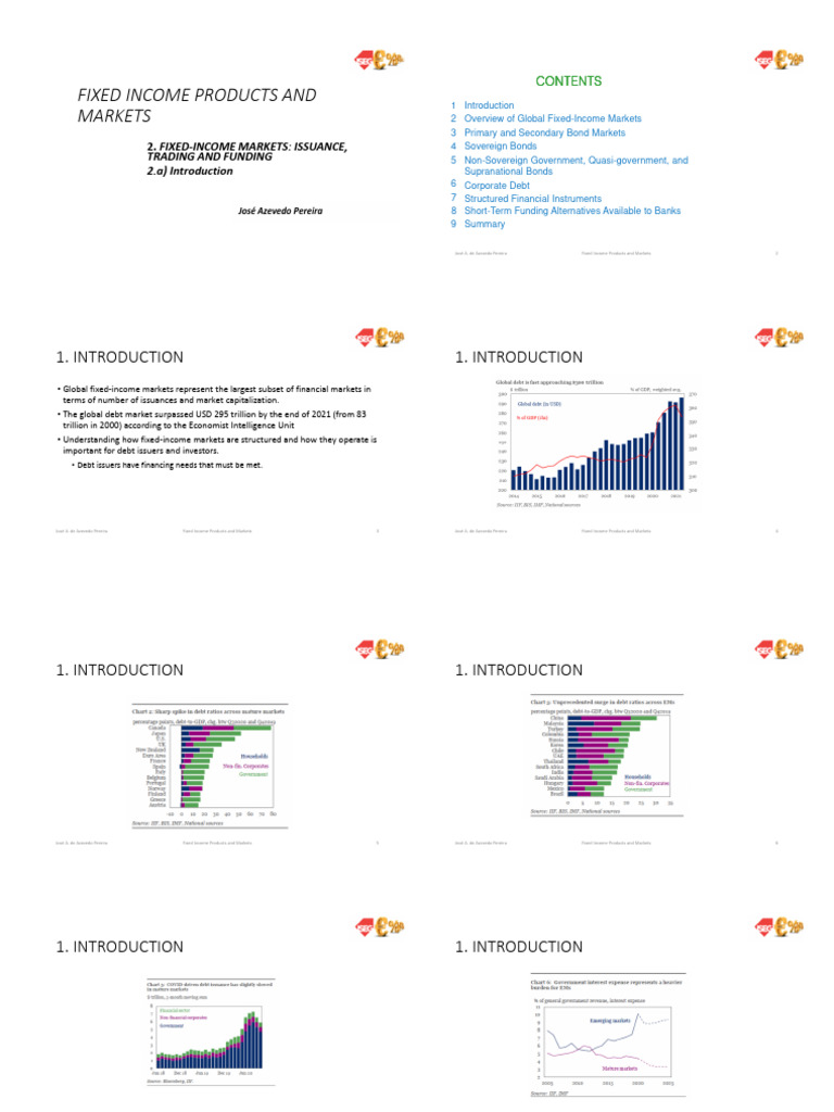 Fixed Income Markets - Issuance - Trading and Funding - Intro - Fipm | PDF | Finance & Money ...