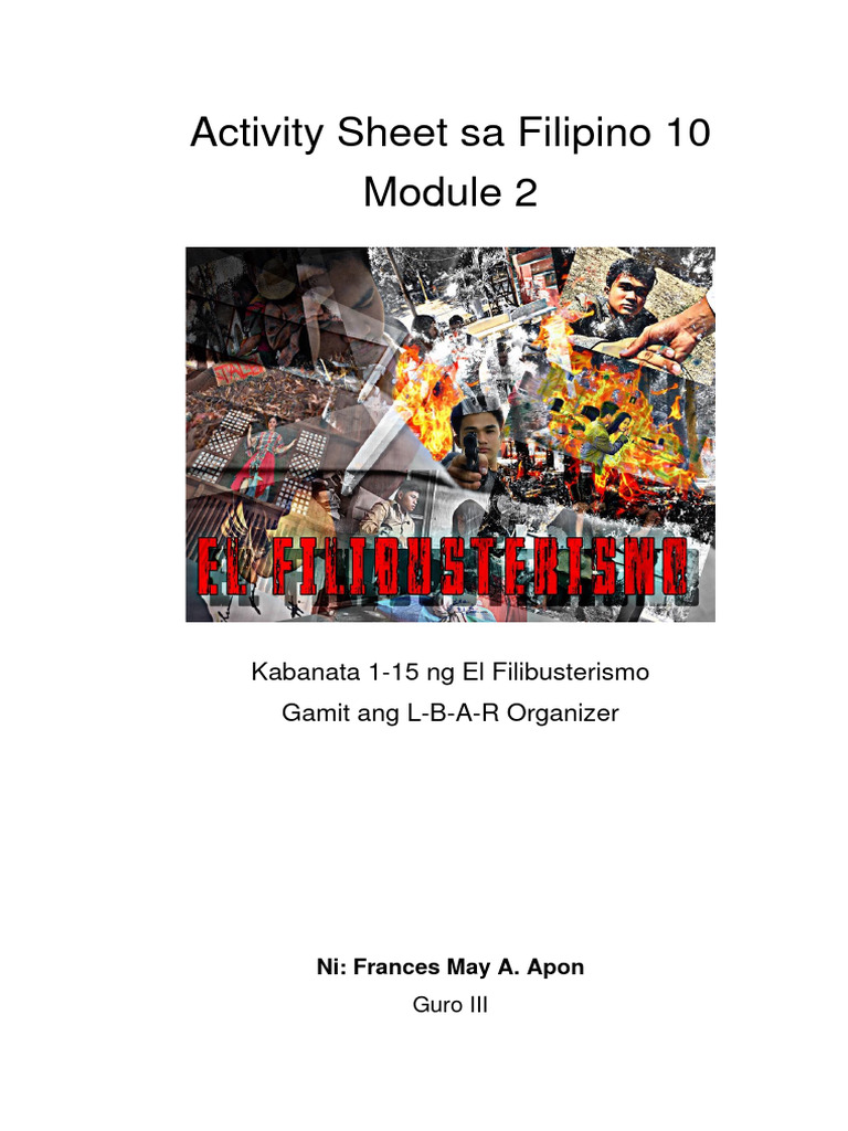 Activity Sheet Sa Filipino 10 | PDF