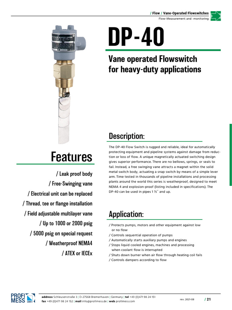 FS DP-40 - Eng | PDF