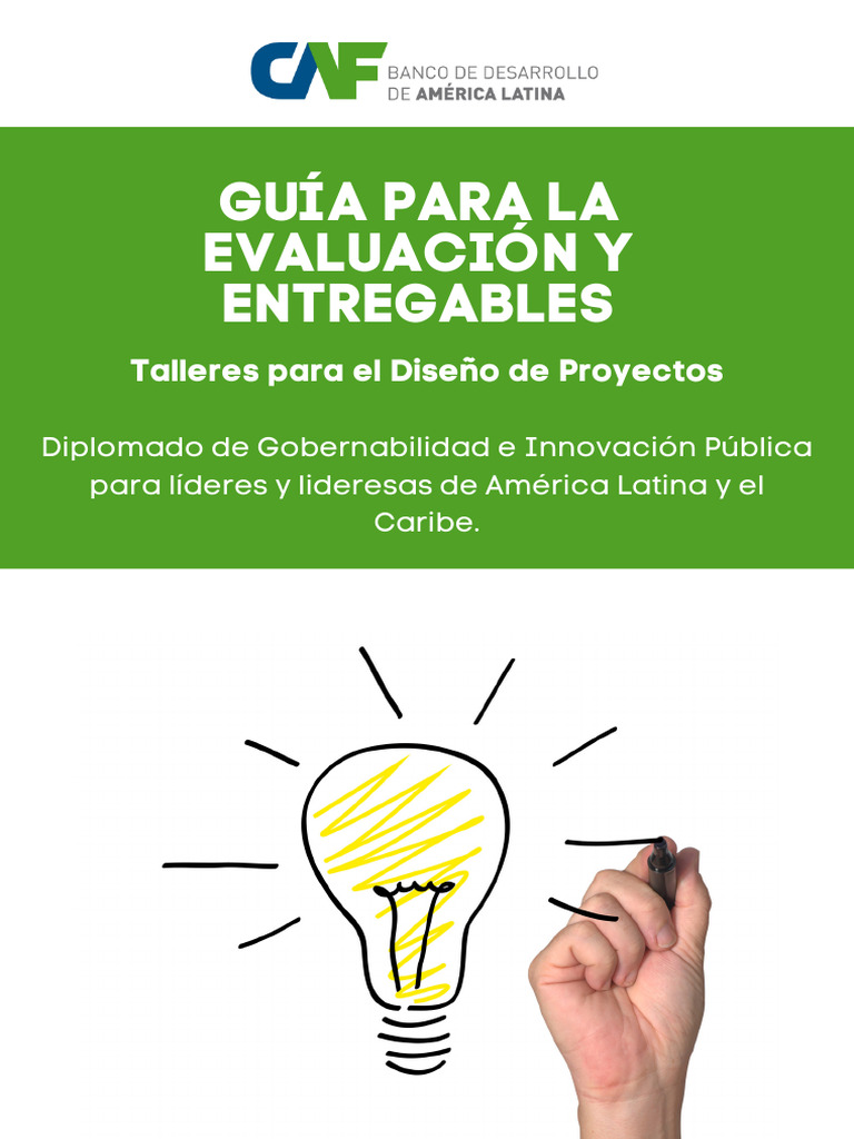 Guías para evaluación proyectos CAF | PDF
