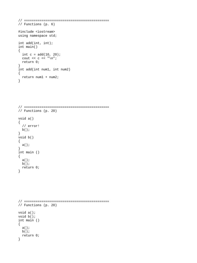 C Exercise Example4 | PDF | Namespace | C++