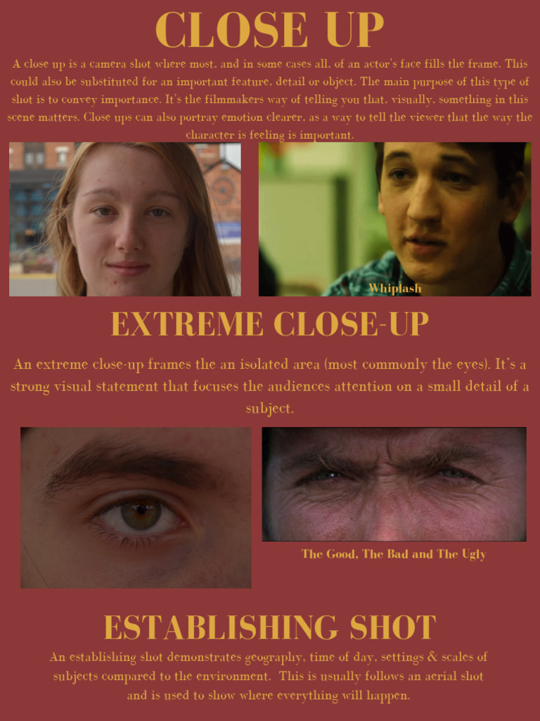Establishing Shot | PDF | Close Up