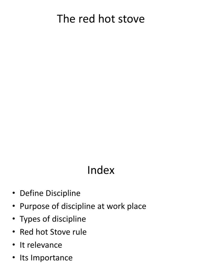 The Red Hot Stove | PDF | Punishments | Employment