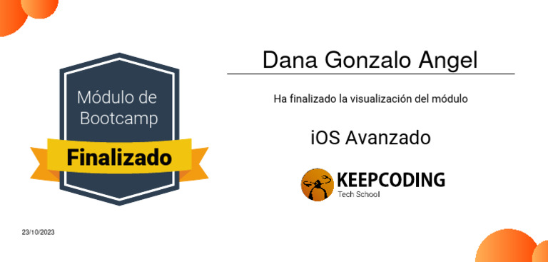 Certificate Keepcoding Bootcamp Desarrollo de Apps Moviles Edicion Xvi 64f72cc401f5afacac023936 ...