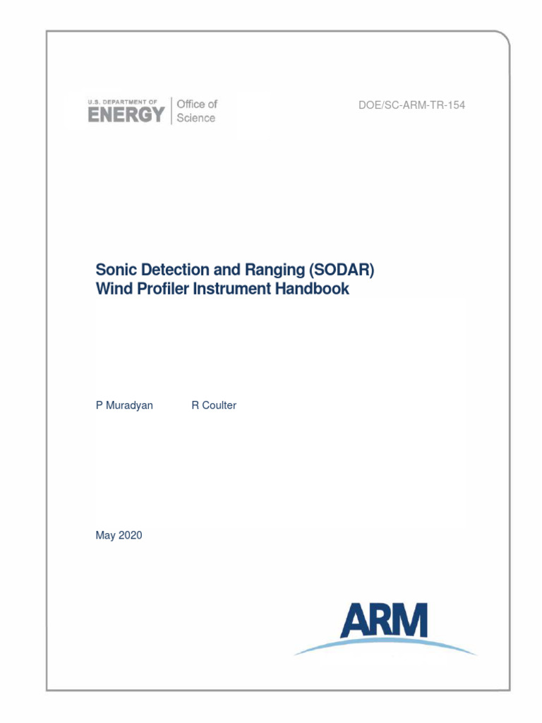 Sodar Handbook | PDF | Technology & Engineering