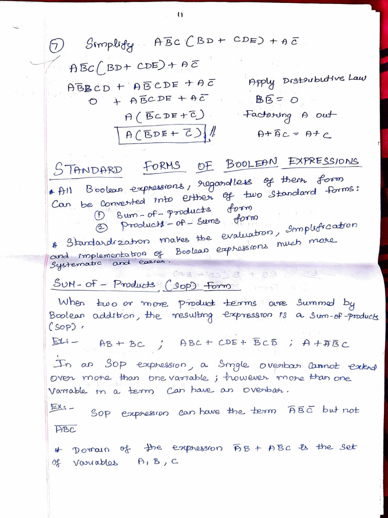 Boolean Expression Simplification | PDF | Mathematical Logic | Computer Programming