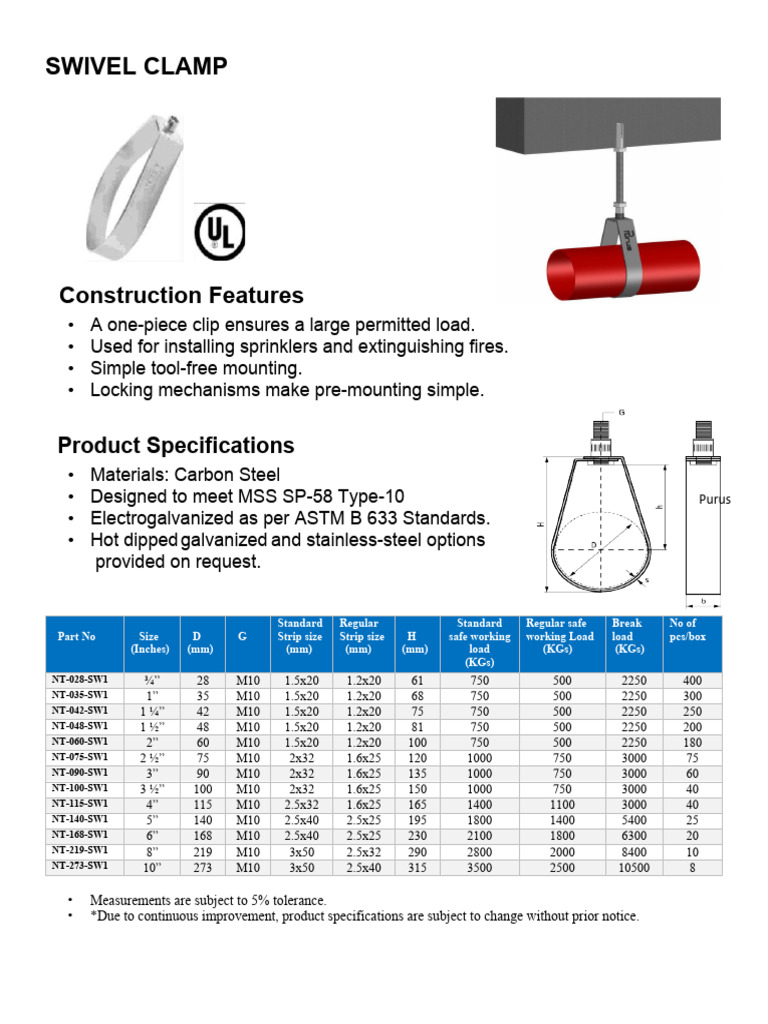 NTEICO CATALOG Pipe Support | PDF | Screw | Pipe (Fluid Conveyance)
