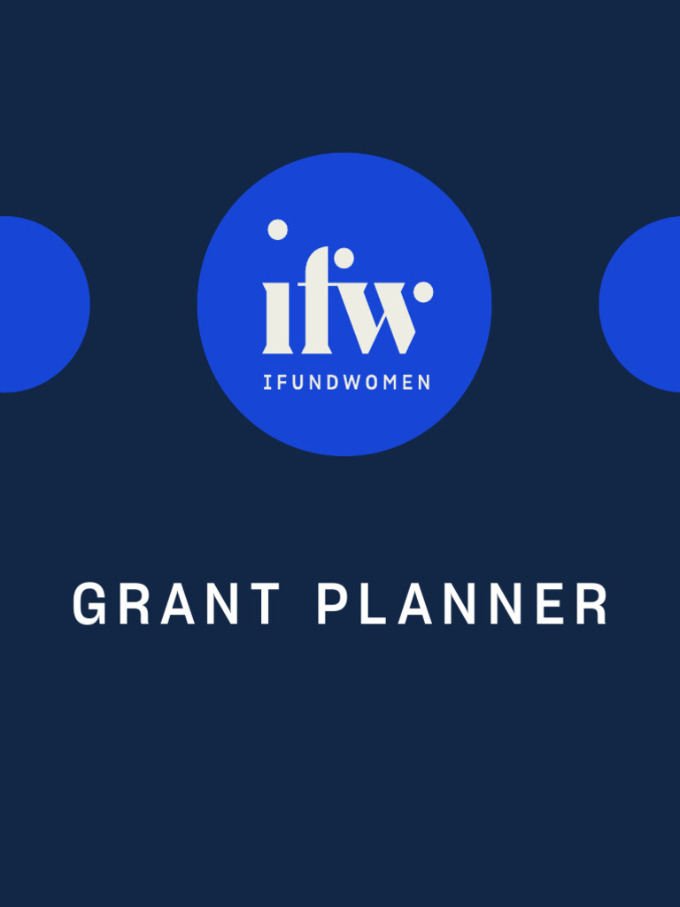 Grant Planner + Grant Tracker | PDF