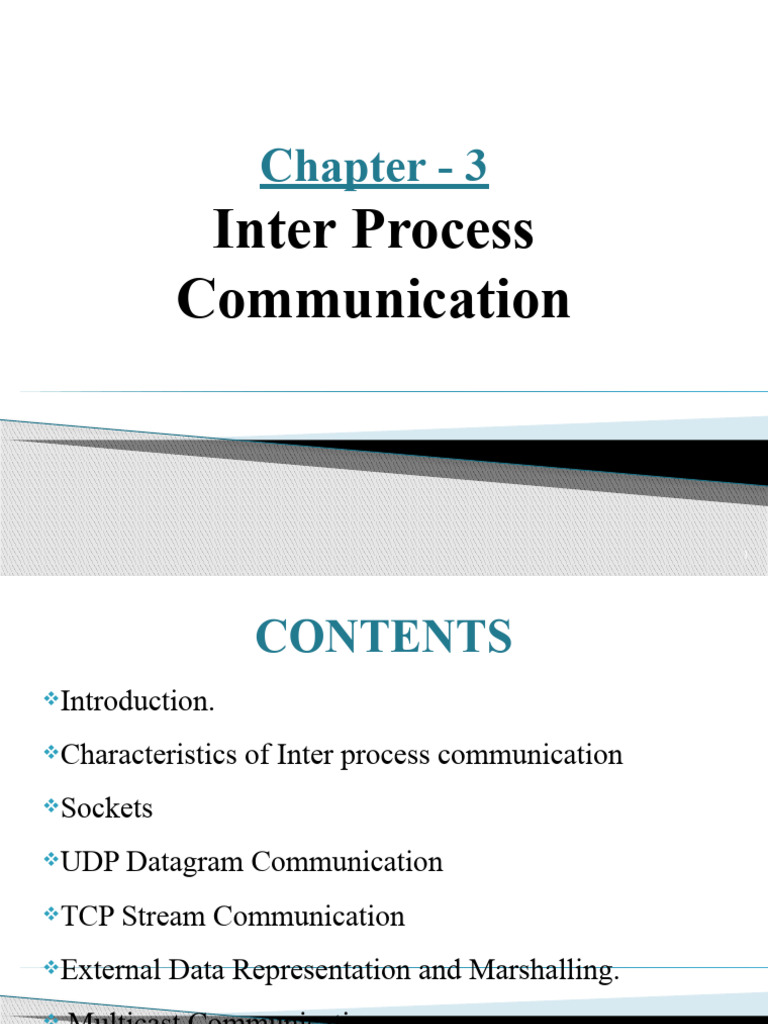 Chapter 3 IPC | PDF | Network Socket | Port (Computer Networking)