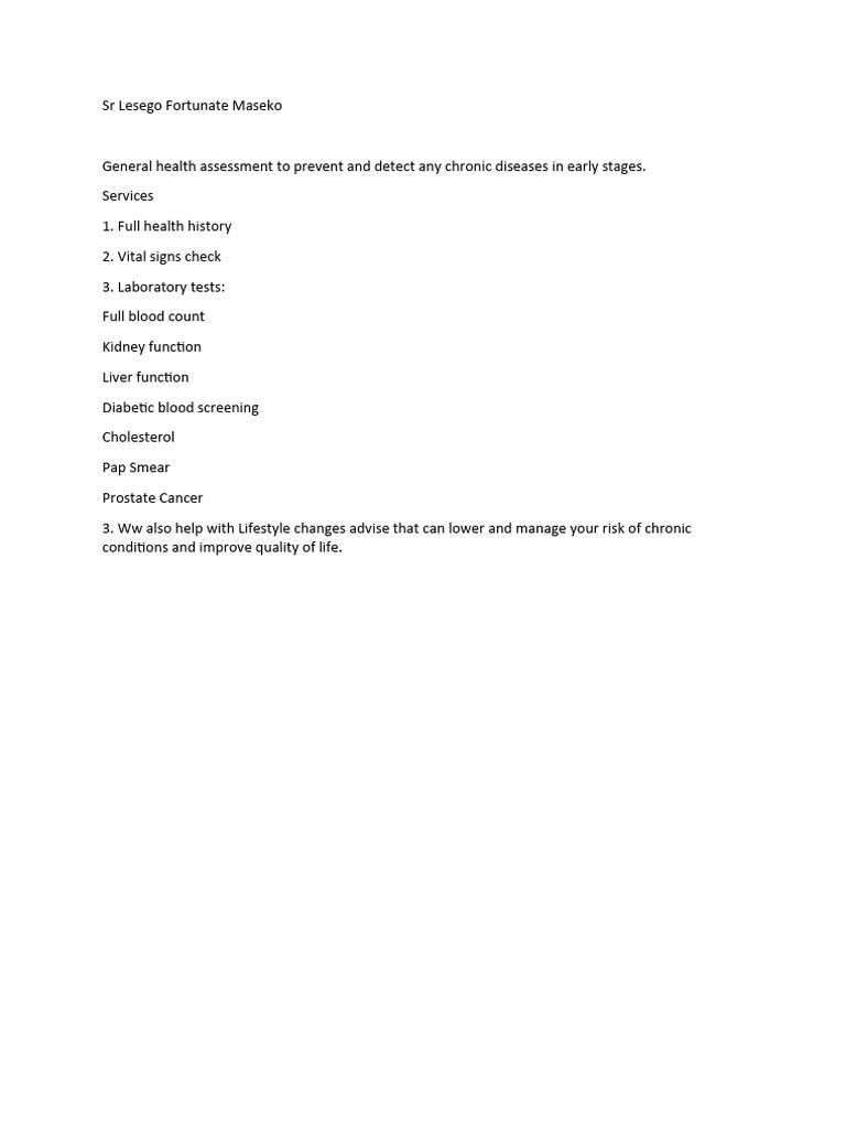 SR Lesego Fortunate Maseko | PDF