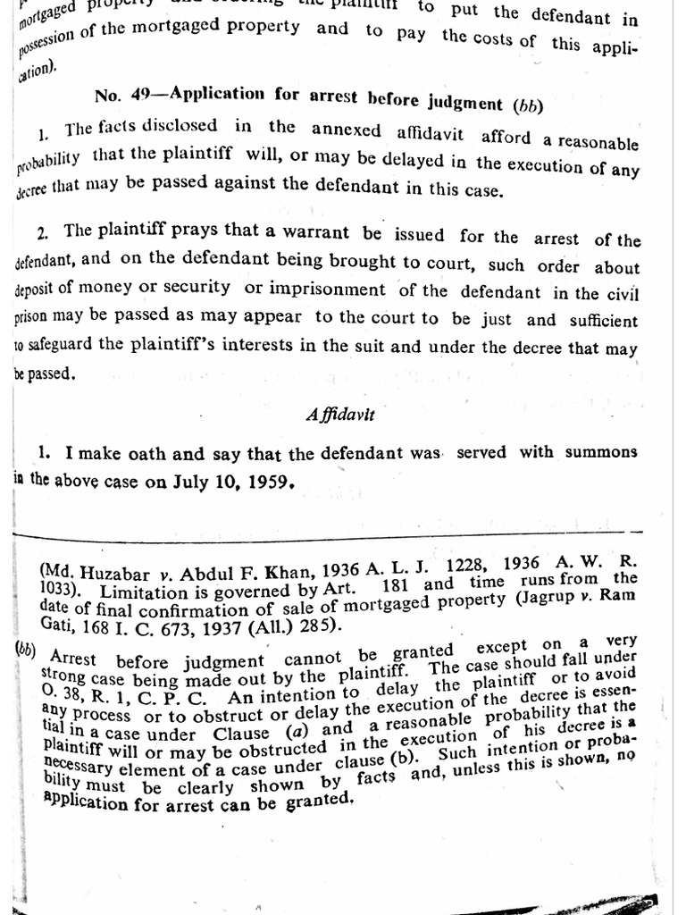 4 Interlocutory Applications Format | PDF