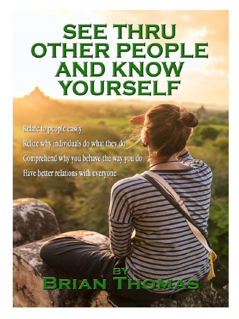 See Thru Other People and Know Yourself: Relate To People Easily | PDF ...