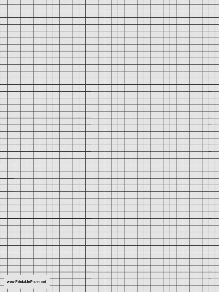 Quarter Inch Light Gray Graph Paper Letter | PDF