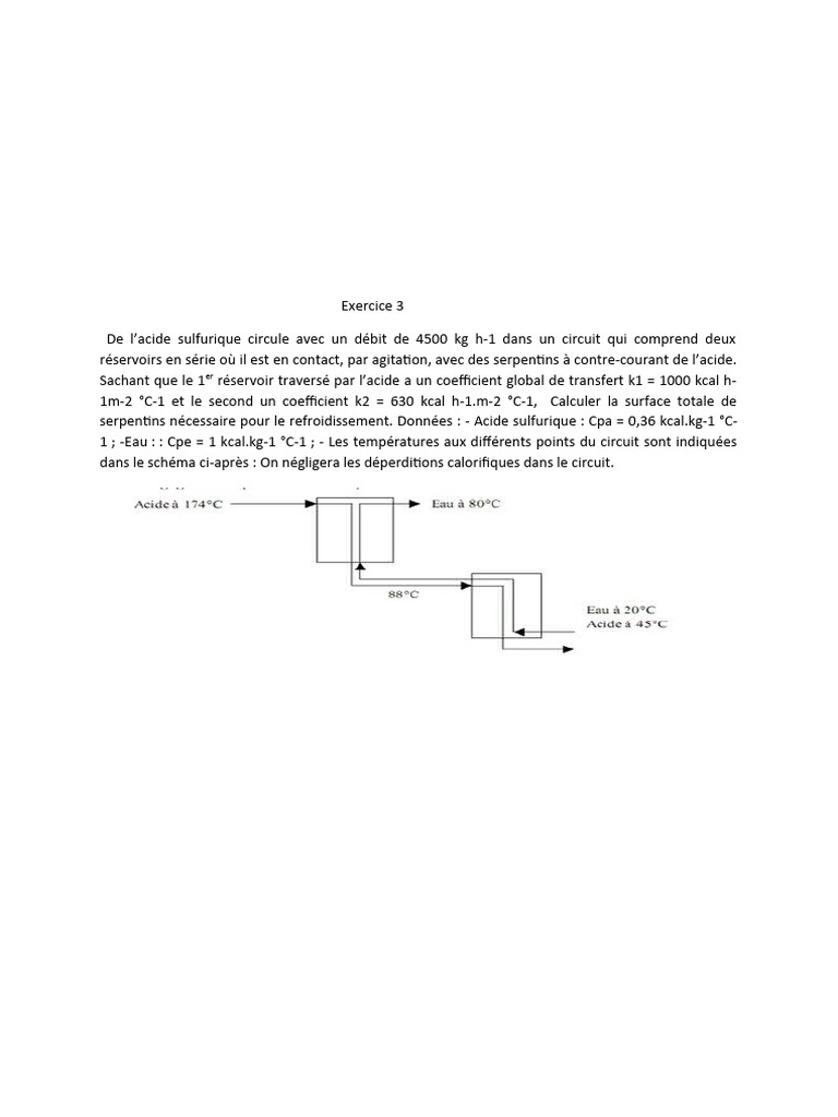 ENONCE | PDF | Chimie physique | Les branches de thermodynamique