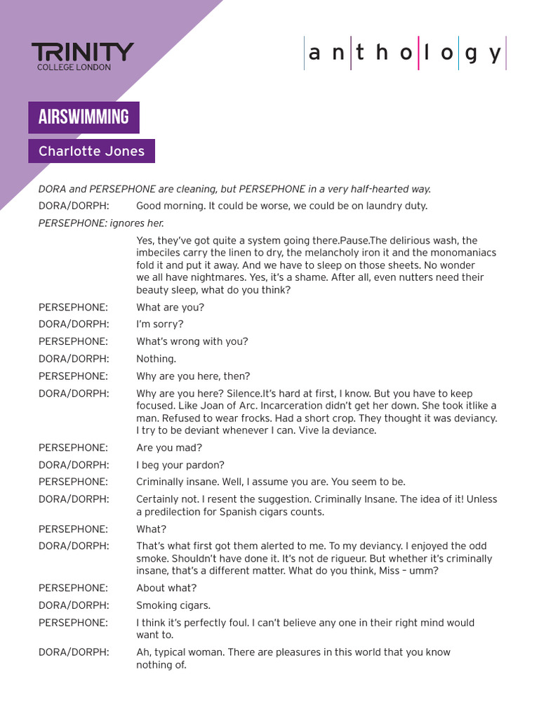 AinP Airswimming | PDF | Persephone | Hades