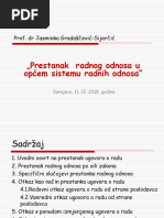 Primjer Poslovno Uvjetovanog Otkaza Ugovora o Radu | PDF