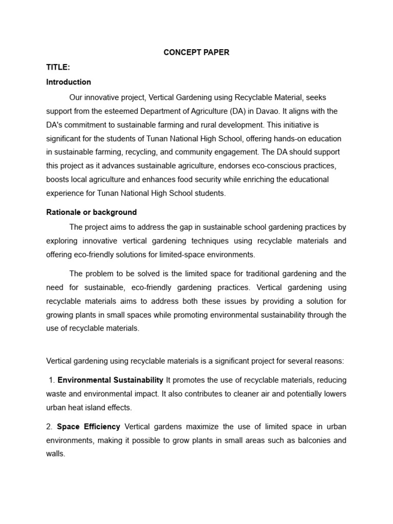 Eapp Concept Paper | PDF