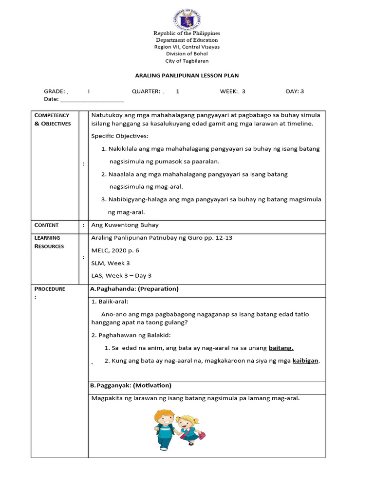 Bohol AP1 Q1 PLP3Day3 v.01 | PDF