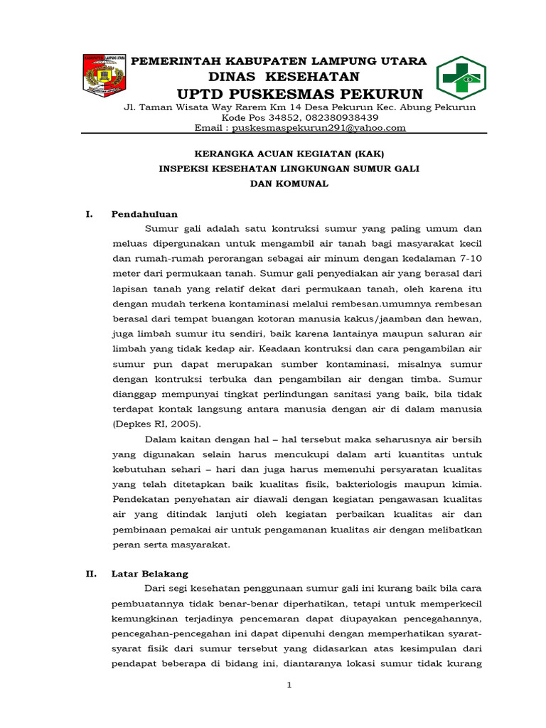 KAK Sumur Gali 2023 | PDF | Sains & Matematika