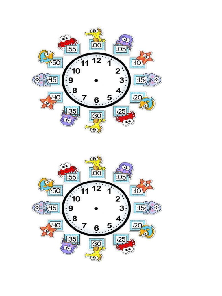 Ejercicios de Reloj | PDF