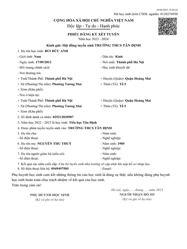 Phi Eu Thong Tinho C Sinh | PDF