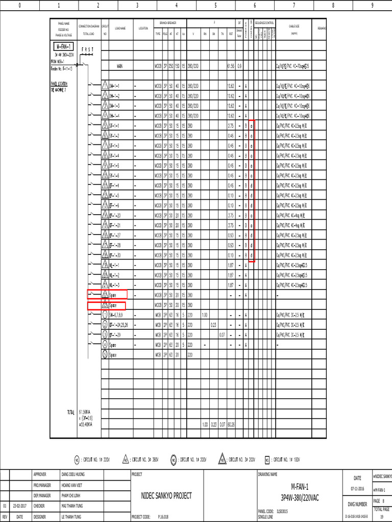 Nidec Sankyo Project Electrical Drawing | PDF | Electricity ...