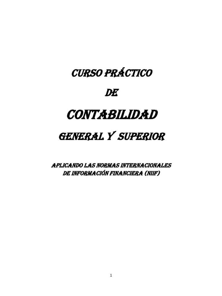 REGISTROS CONTABLE, CAP I, II, III (1) | PDF