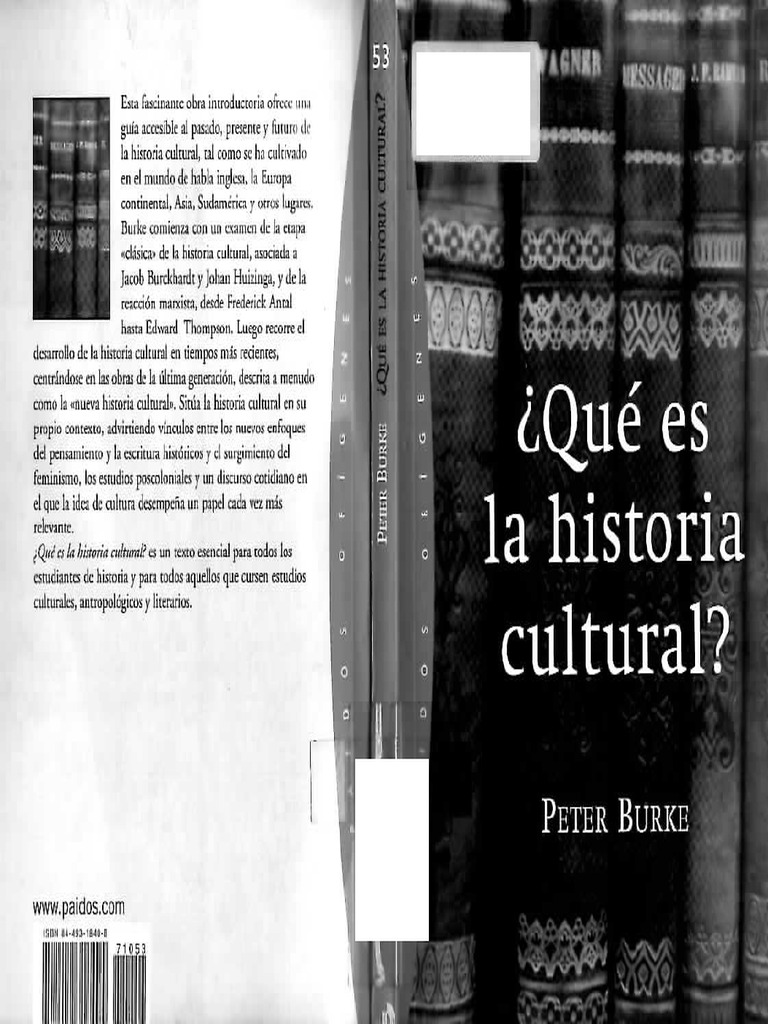 Burke, Peter - Qué Es Historia Cultural | PDF