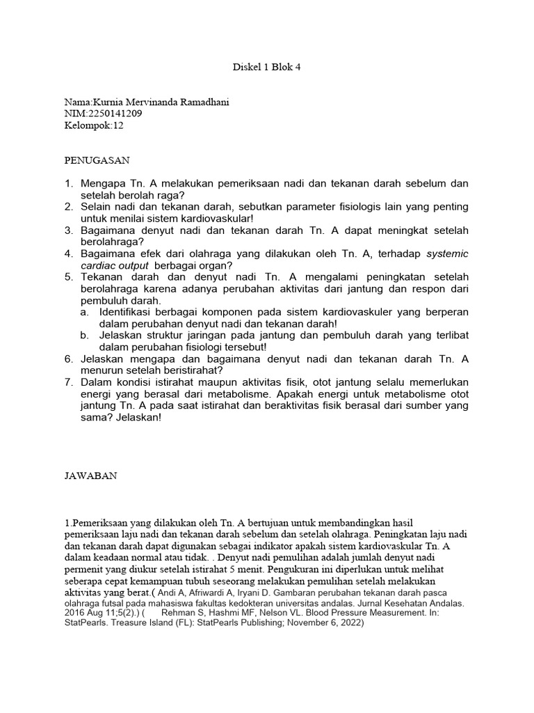 Diskel 1 Blok 4 | PDF