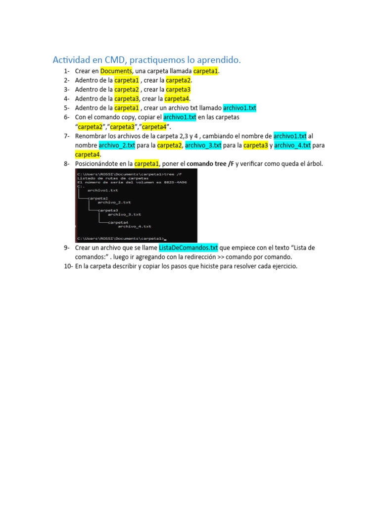 CMD Ejercicio 2 | PDF | Ciencia y matemáticas | Informática