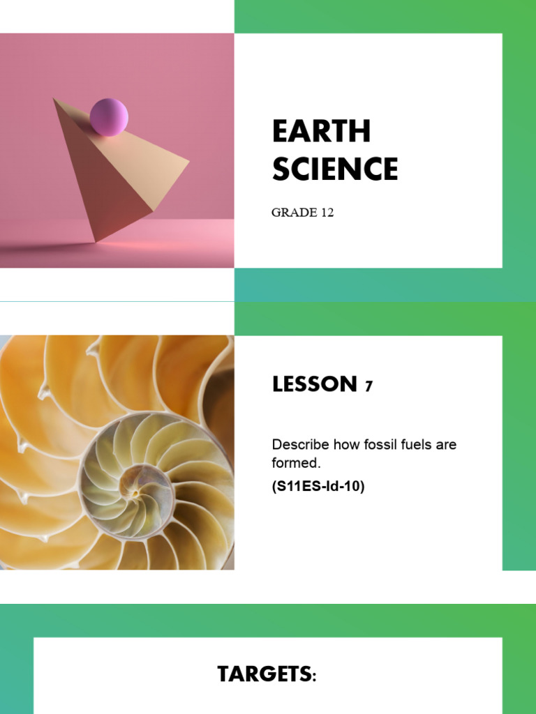 Formation of Fossil Fuels Explained | PDF | Science & Mathematics