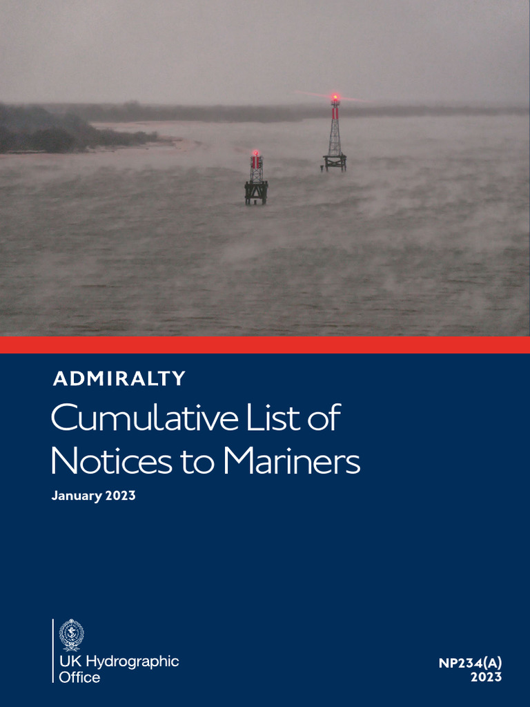 January 2023 Notices to Mariners List | PDF | Earth Sciences | Written ...