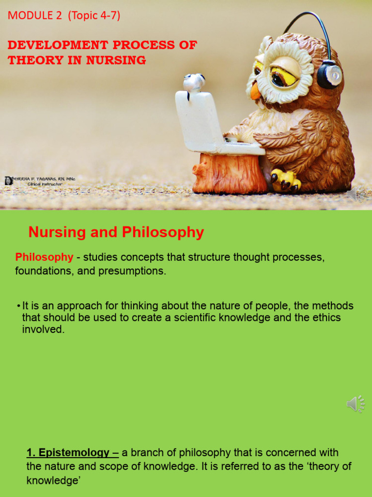 TFN Module 2 (Topic 5-6) | PDF | Theory | Nursing