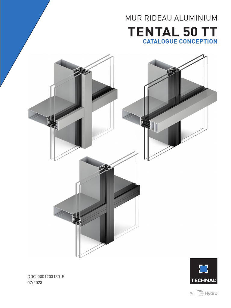TENTAL 50 TT Design - DOC-0001203180-B - TECHNAL - 07-2023 - FR - 3163 ...