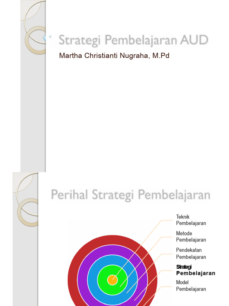 Strategi Pembelajaran Anak Usia Dini | PDF