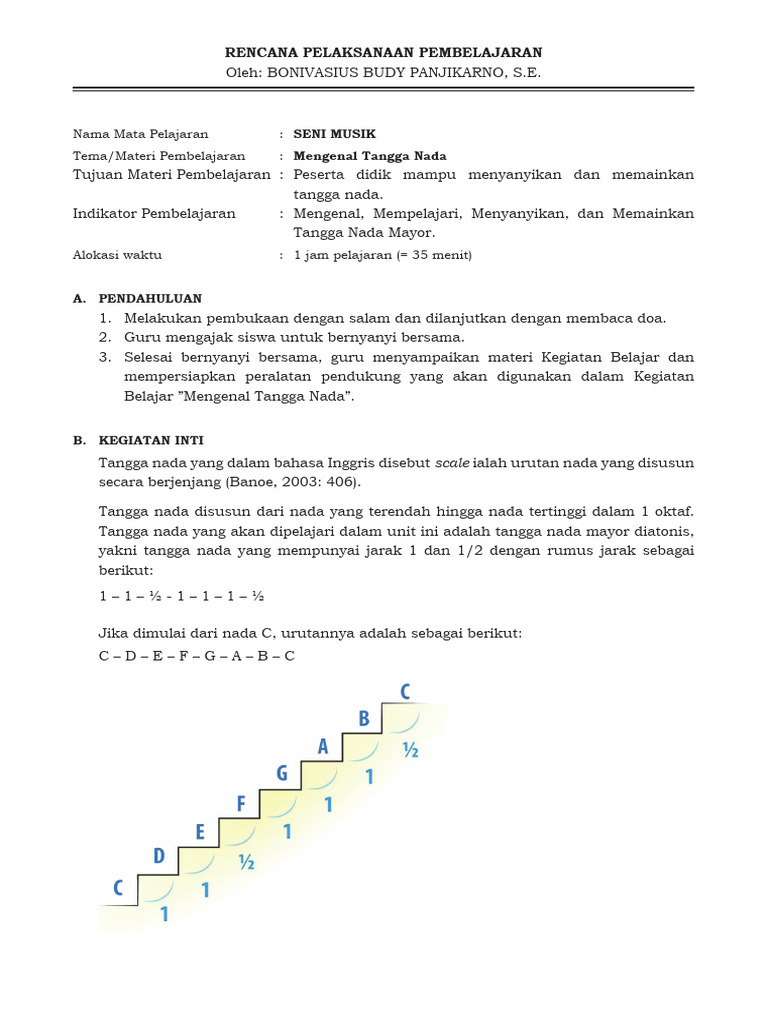 Mengenal Tangga Nada Mayor dalam Musik | PDF | Seni