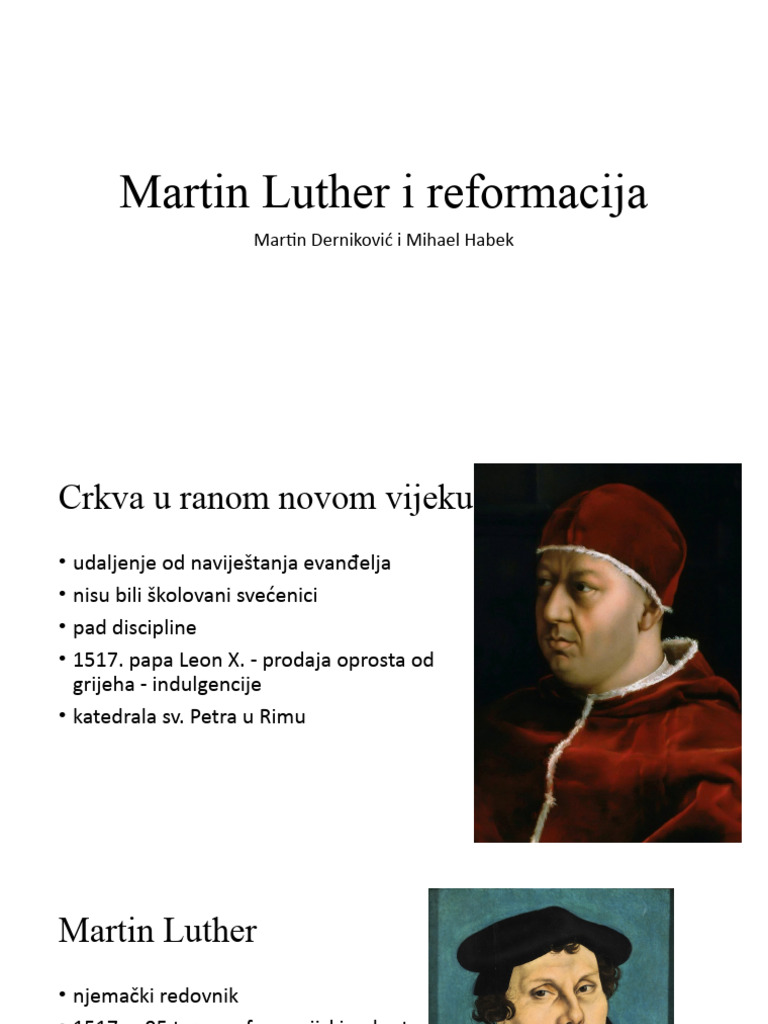 Martin Luther Sa Martinom | PDF