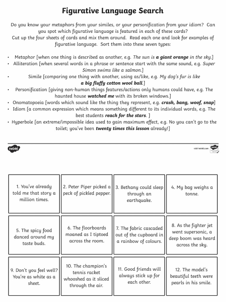 Figurative Language | PDF