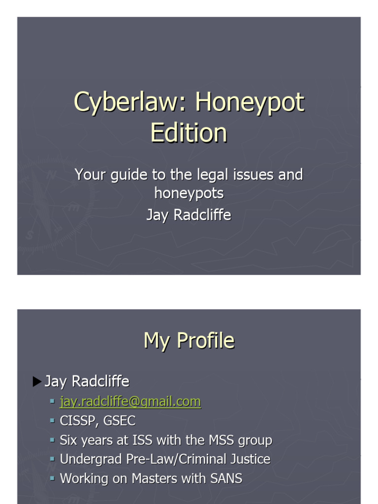 Cyber Law | PDF | Entrapment | Cyberwarfare